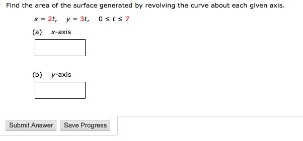 Solved Find the area of the surface generated by revolving | Chegg.com