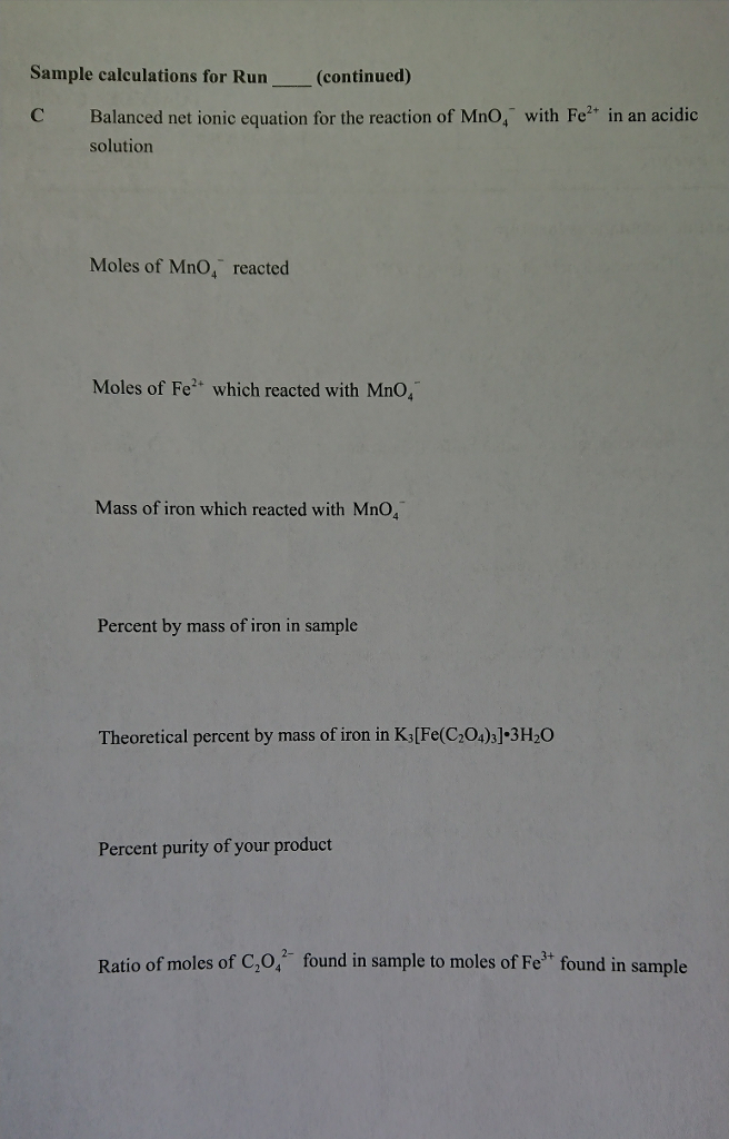 Solved Experiment 23 DATA Name: Instructor Student ID#: | Chegg.com
