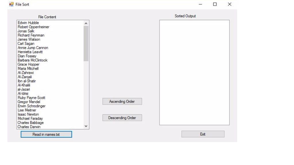 Solved Write a program that reads in the text file | Chegg.com