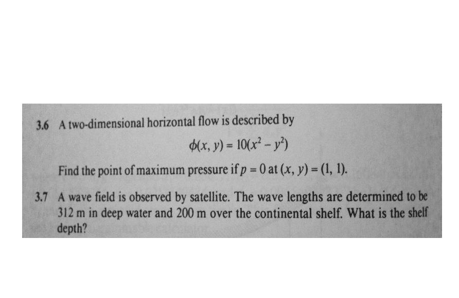 Solved A two-dimensional horizontal flow is described by phi | Chegg.com