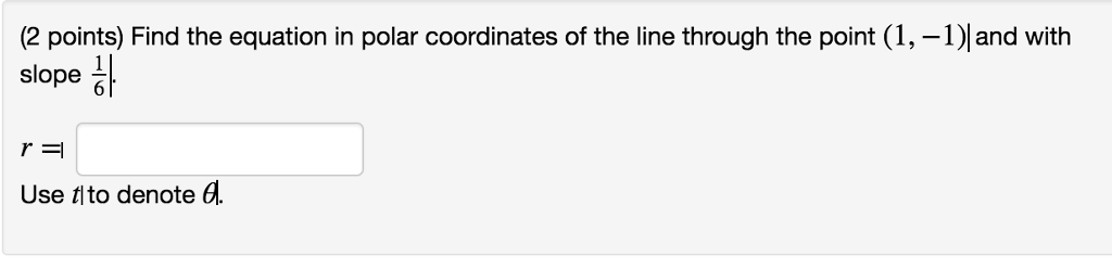 Solved 2 Points Find The Equation In Polar Coordinates Of Chegg solved-2-points-find-the-equation-in-polar-coordinates-of-chegg