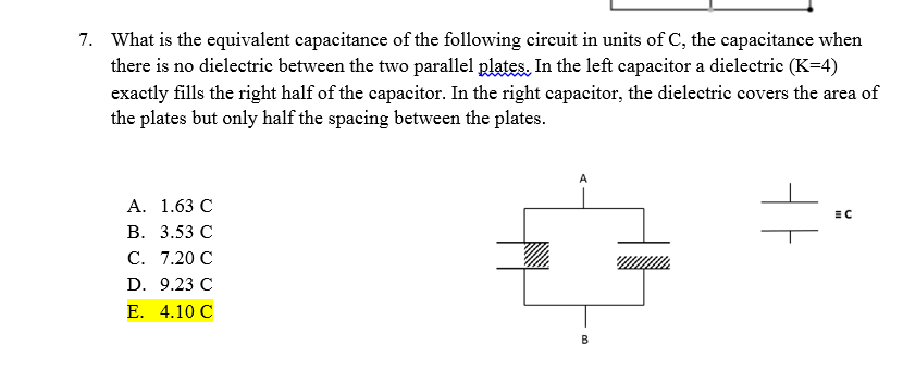 Solved What is the equivalent capacitance of the following | Chegg.com