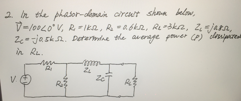 Solved In the phasor-domain circuit shown below, V = 100