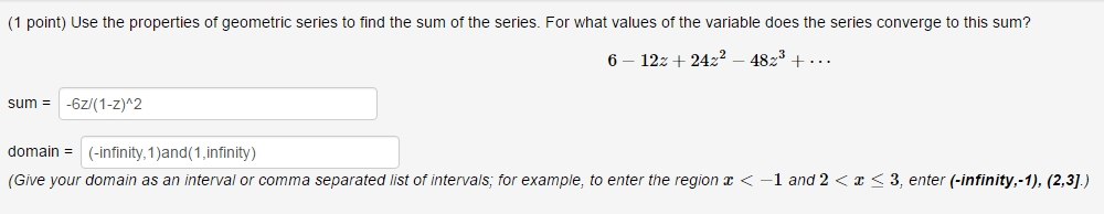 Solved Use the properties of geometric series to find the | Chegg.com