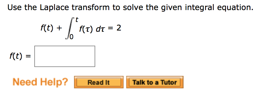 Solved Use Theorem 7.4.2 to evaluate the given Laplace | Chegg.com