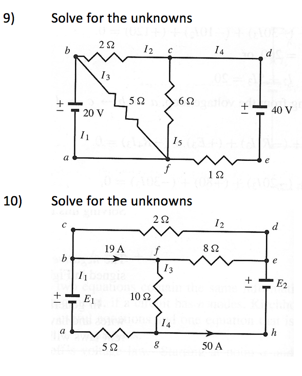 Solved Solve for the unknowns Solve for the unknowns | Chegg.com