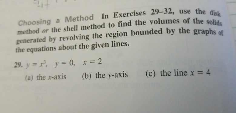 Solved Choosing a Method In Exercises 29-32, use method or | Chegg.com