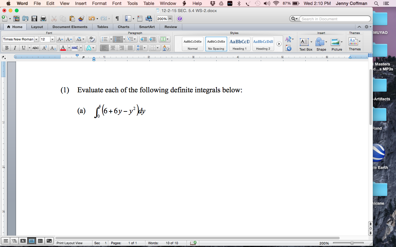 Solved Evaluate each of the following definite integrals | Chegg.com