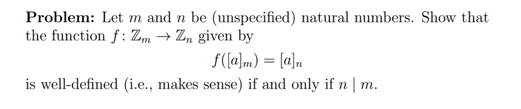 Solved Let m and n be (unspecified) natural numbers. Show | Chegg.com