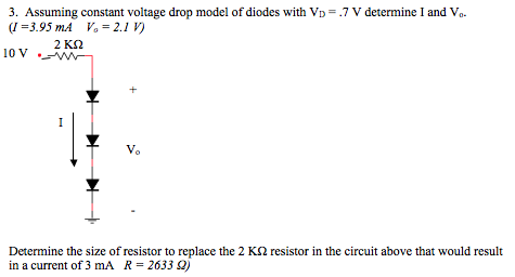 Solved 3. Assuming constant voltage drop model of diodes | Chegg.com