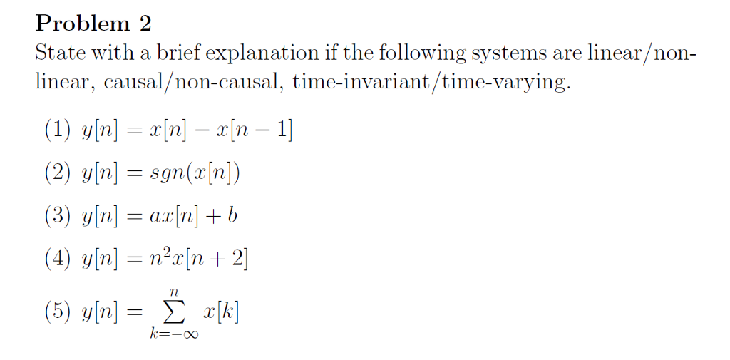 Solved Consider a discrete-time signal rn], fed as input | Chegg.com