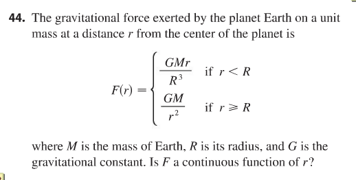 Solved The gravitational force exerted by the planet Earth | Chegg.com