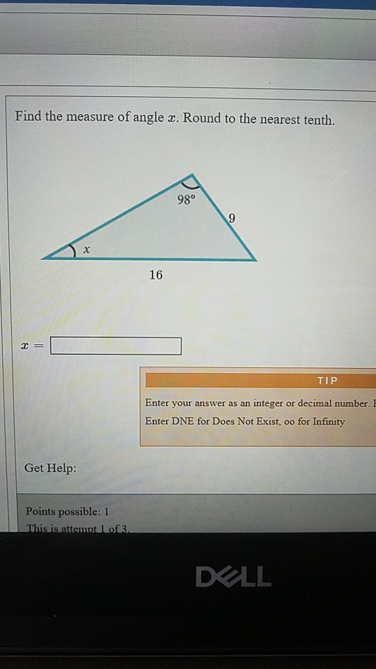 Solved Find the measure of angle c. Round to the nearest | Chegg.com