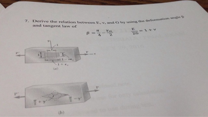 Solved Derive the relation between e v and g by using the | Chegg.com