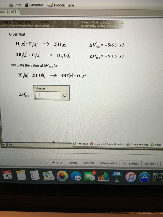 Solved Calculate the delta Hrxn in kJ | Chegg.com