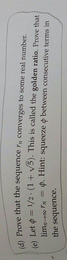 Solved 8 Consider the sequence of Fibonacci numbers, defined | Chegg.com
