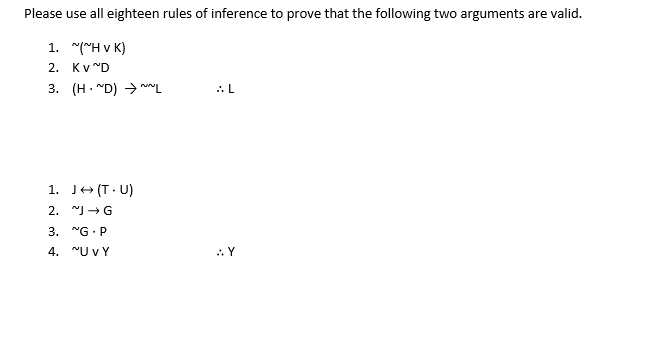 Solved Use all eighteen rules of inference to prove that the | Chegg.com