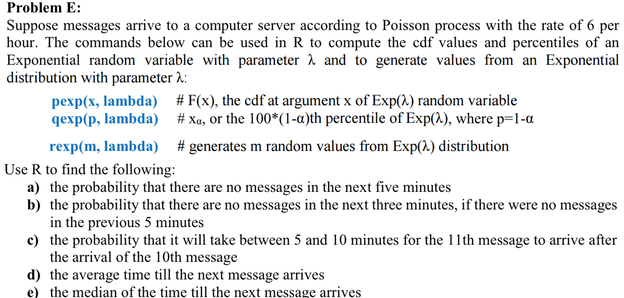Suppose Messages Arrive To A Computer Server