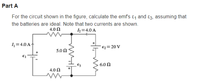 Solved Part A For the circuit shown in the figure, calculate | Chegg.com