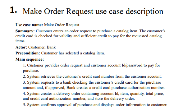 Write the use case for JAVA *This is a single | Chegg.com