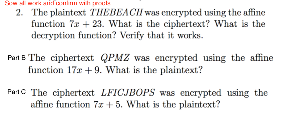 Solved The plaintext THE BEACH was encrypted using the | Chegg.com