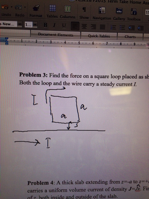 Solved Q) Find the force on a square loop placed as shown, | Chegg.com