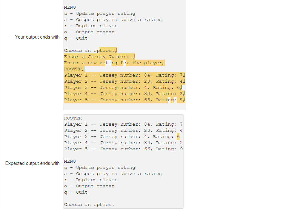 Solved 5.17 Ch 5 Program: Soccer team roster (Java) Hello im | Chegg.com