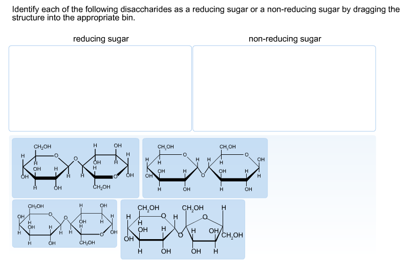 Solved Identify each of the following disaccharides as a | Chegg.com