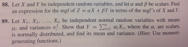 Solved 85. Find the mgf of a geometric random variable, and | Chegg.com