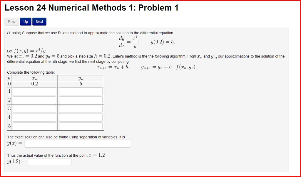 Solved Suppose That We Use Euler S Method To Approximate The