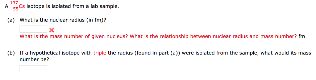 Solved 137 A s isotope is isolated from a lab sample (a) | Chegg.com