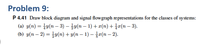 Solved Draw block diagram and signal flow graph | Chegg.com