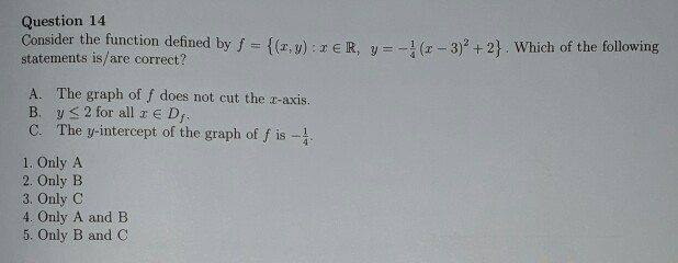 Solved Question 14 Consider the function defined by f (p): E | Chegg.com