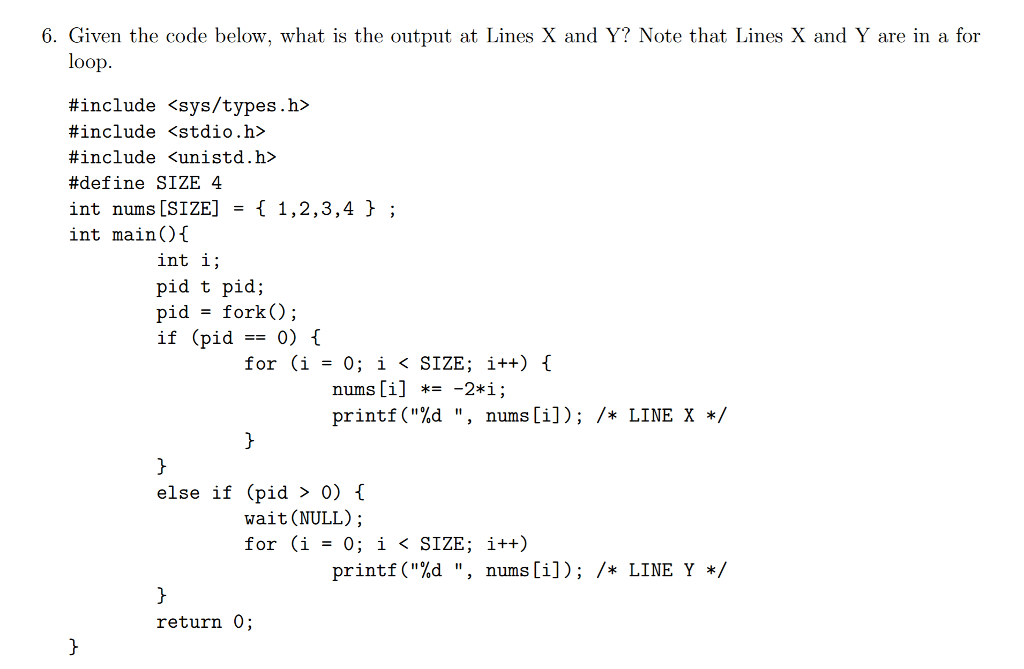 Solved Given The Code Below What Is The Output At Lines X 7187