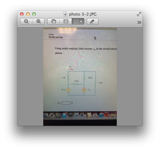 Solved Using modal analysis, find current io in the circuit | Chegg.com