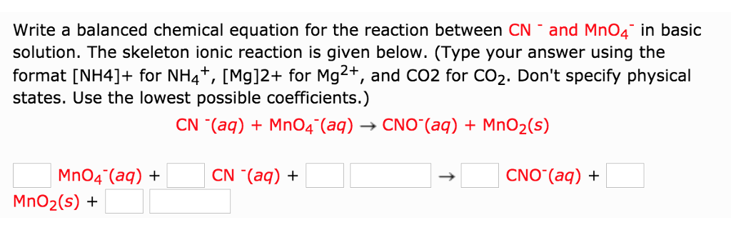 Solved Write a balanced chemical equation for the reaction | Chegg.com