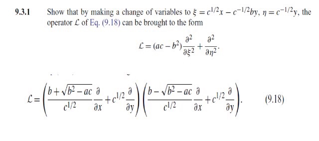 Solved 9.3.1 Show that by making a change of variables to E | Chegg.com