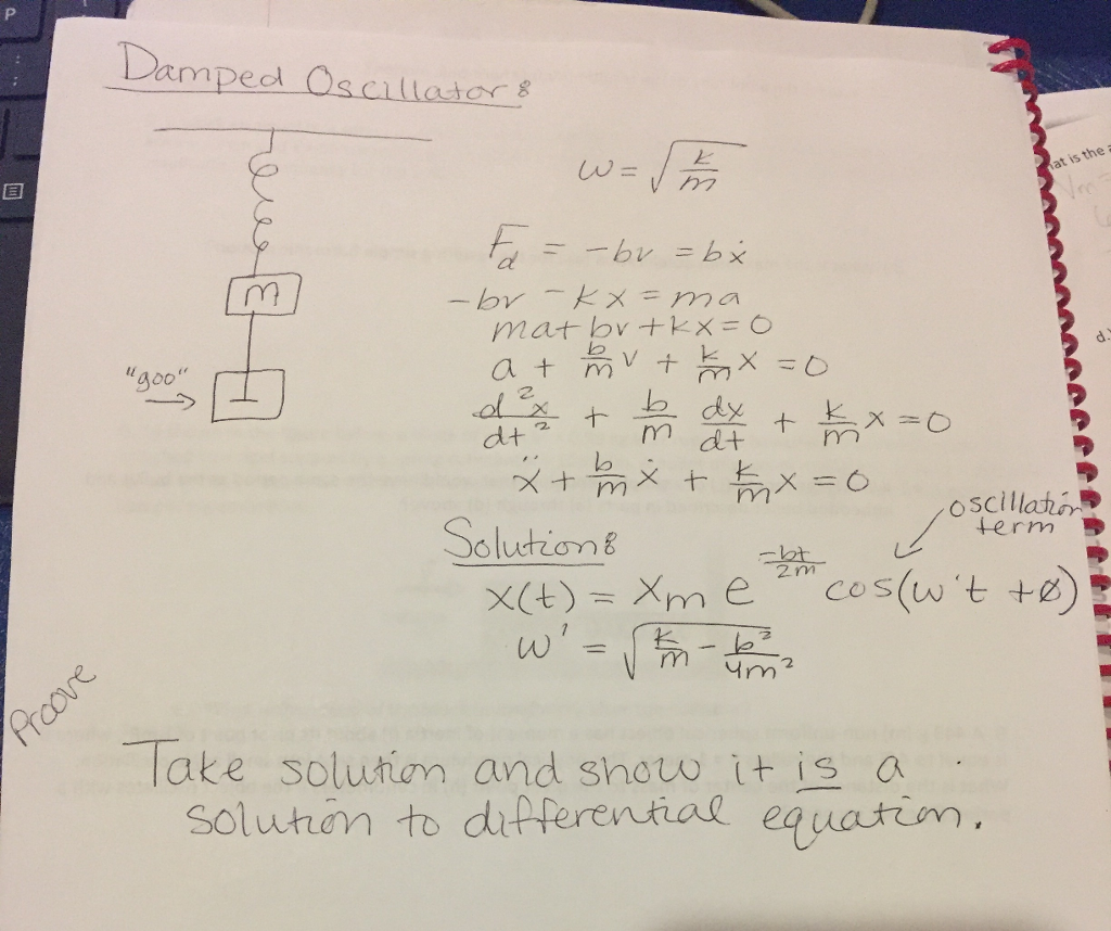 Solved ampecl llatar at is the nm "goo oScillat Solutiom | Chegg.com