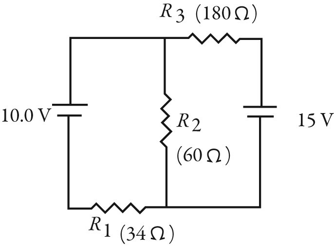 Solved What is the current through resistor R3 | Chegg.com