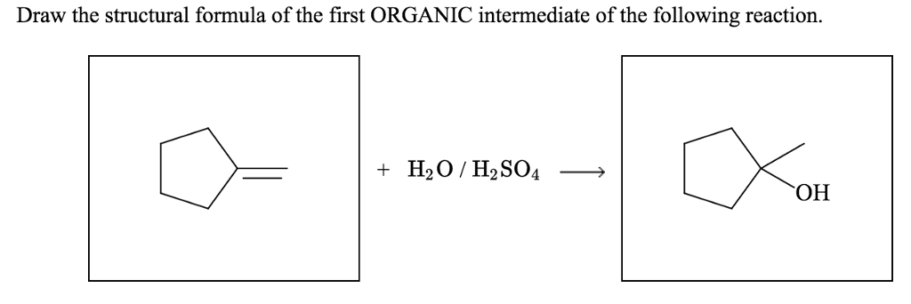 Solved Draw the structural formula of the first ORGANIC | Chegg.com