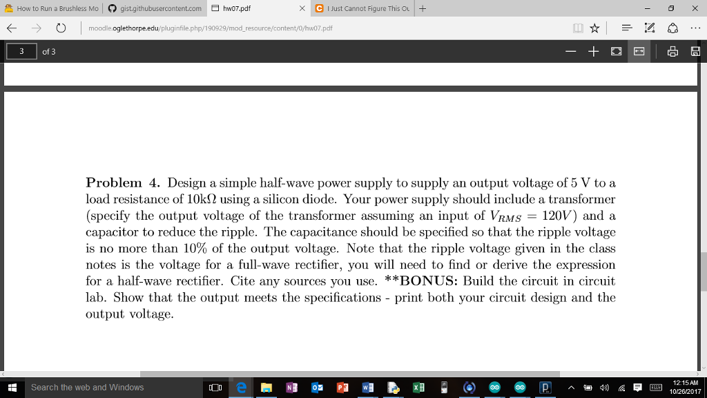 Solved 詹How to Run a Brushless Mo gist.githubusercontent.com | Chegg.com