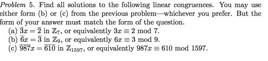 Solved Find all solutions to the following linear | Chegg.com