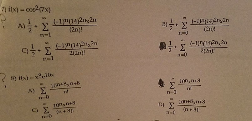 Solved Use power series operations to find the Taylor Series | Chegg.com Solved Use power series operations to find the Taylor Series | Chegg.com