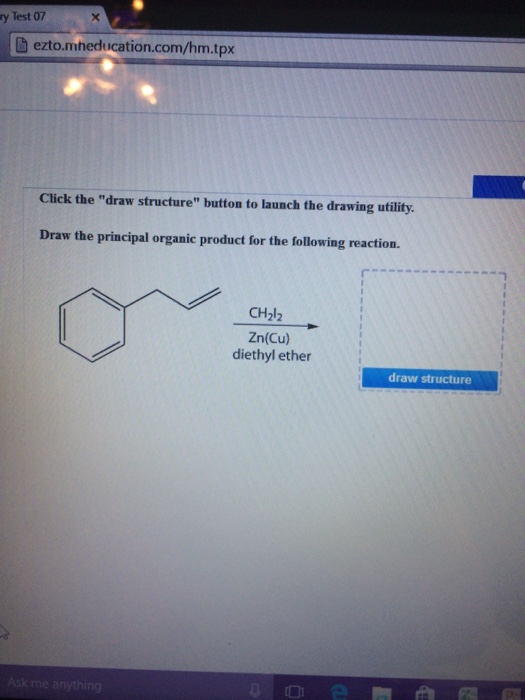 Solved Click the "draw structure" button to launch the | Chegg.com