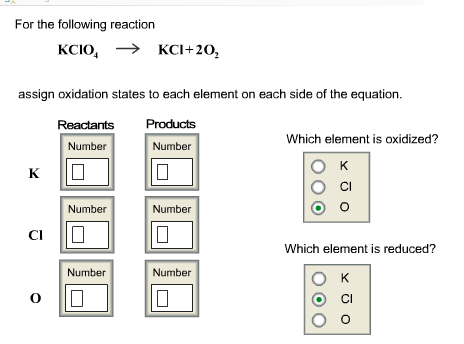 For The Following Reaction KCIO, Rightarrow KCI + ... | Chegg.com