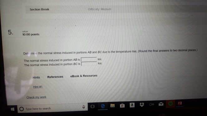 Solved Use the sub navigation below A rod consisting of two | Chegg.com