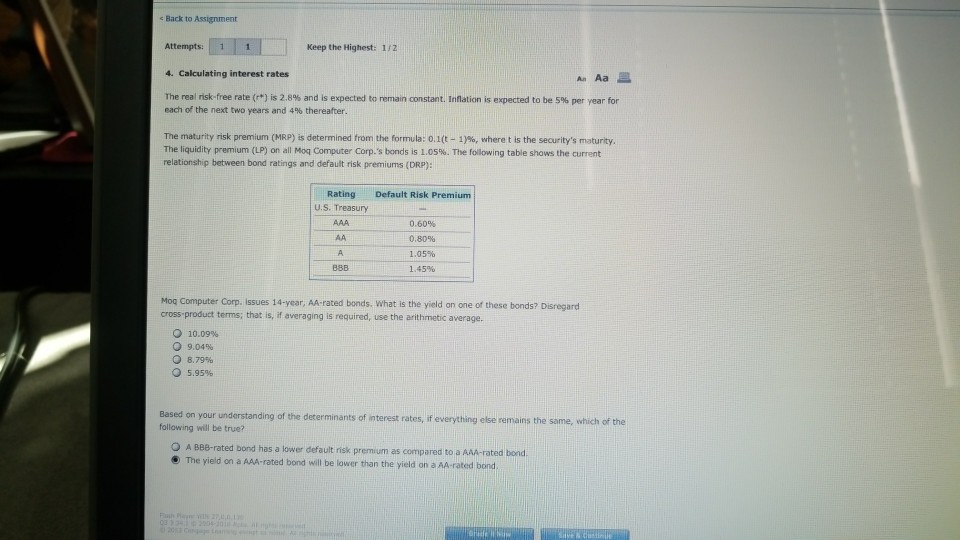 Solved Back to Assignment Attempts: 4. Calculating interest | Chegg.com