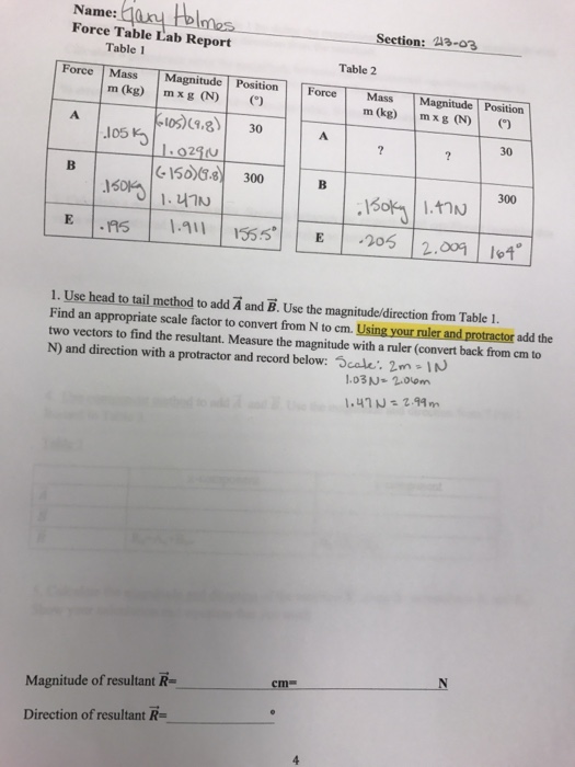 Solved Use head to tail method to add A and B. Use the | Chegg.com