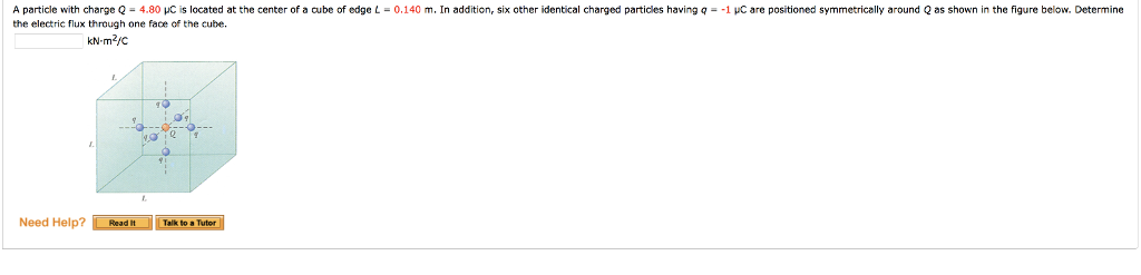 Solved A particle with charge Q = 4.80 mu C is located at | Chegg.com