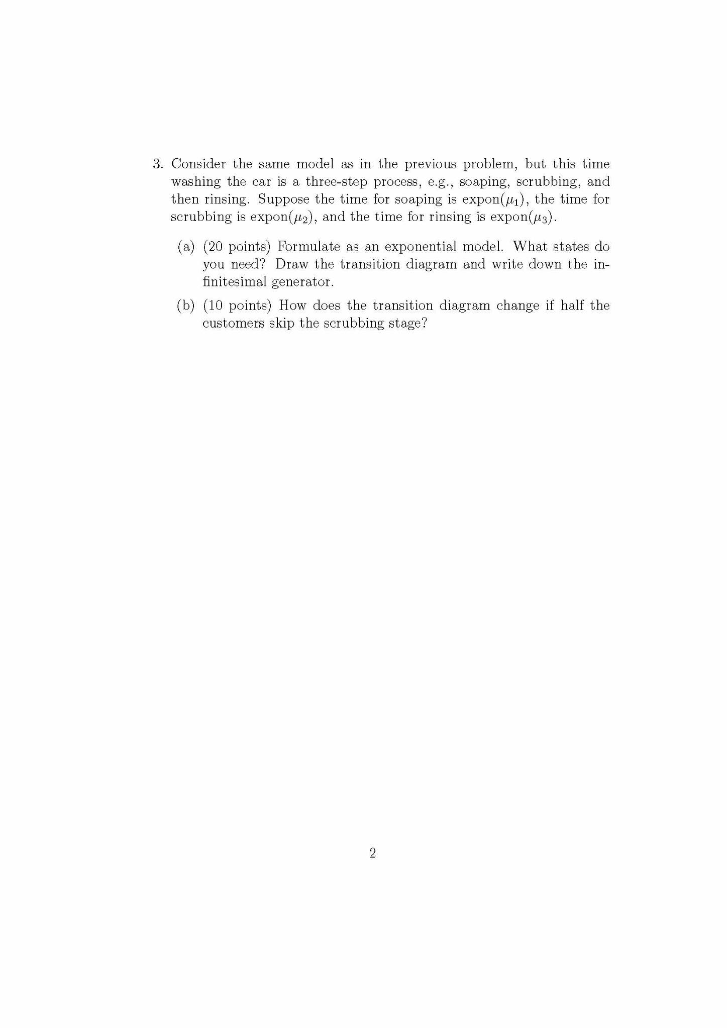 Problem 2 Only please This is based on Poisson | Chegg.com